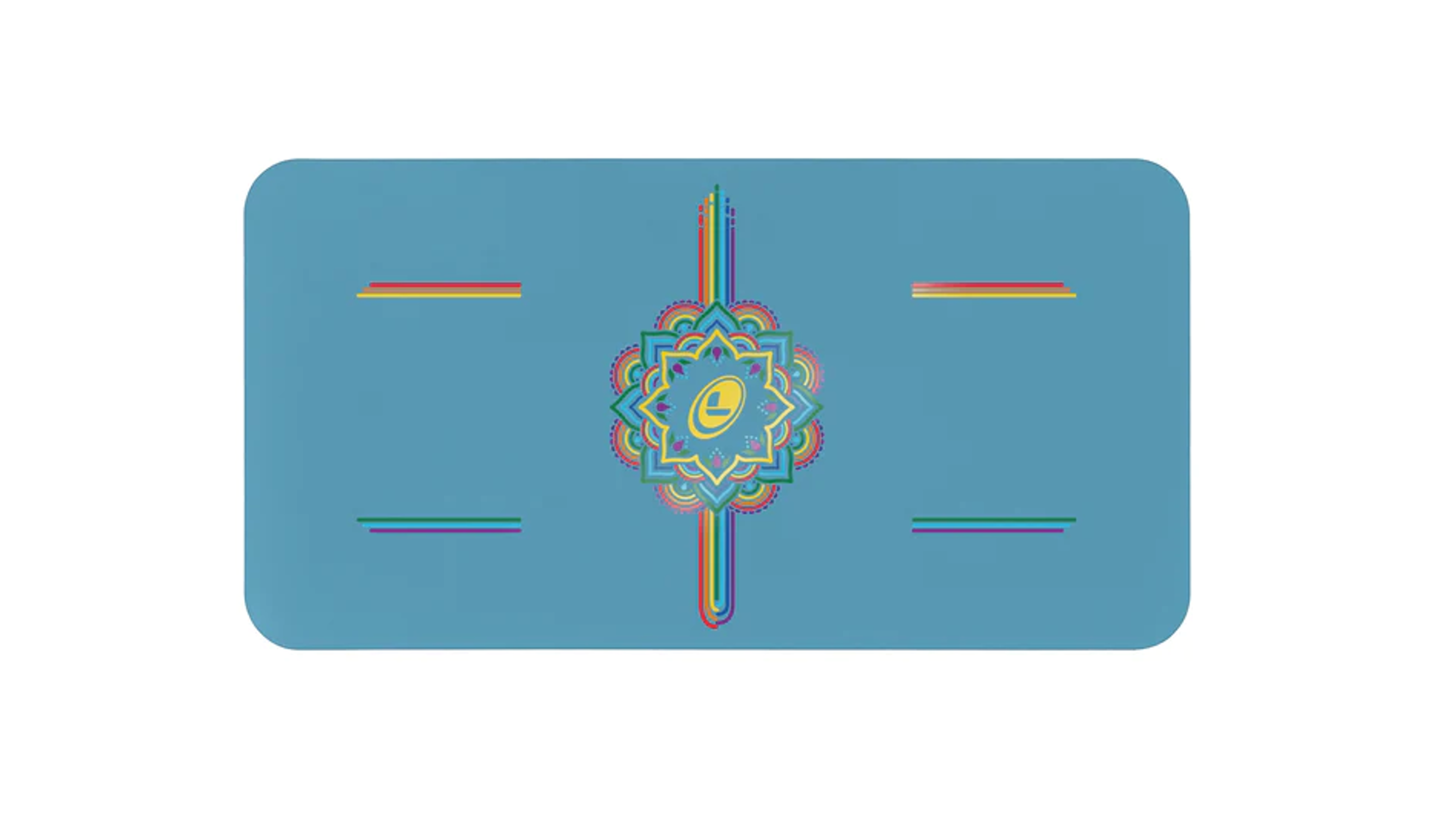 Liforme Yoga Pad - Blue Sky Rainbow